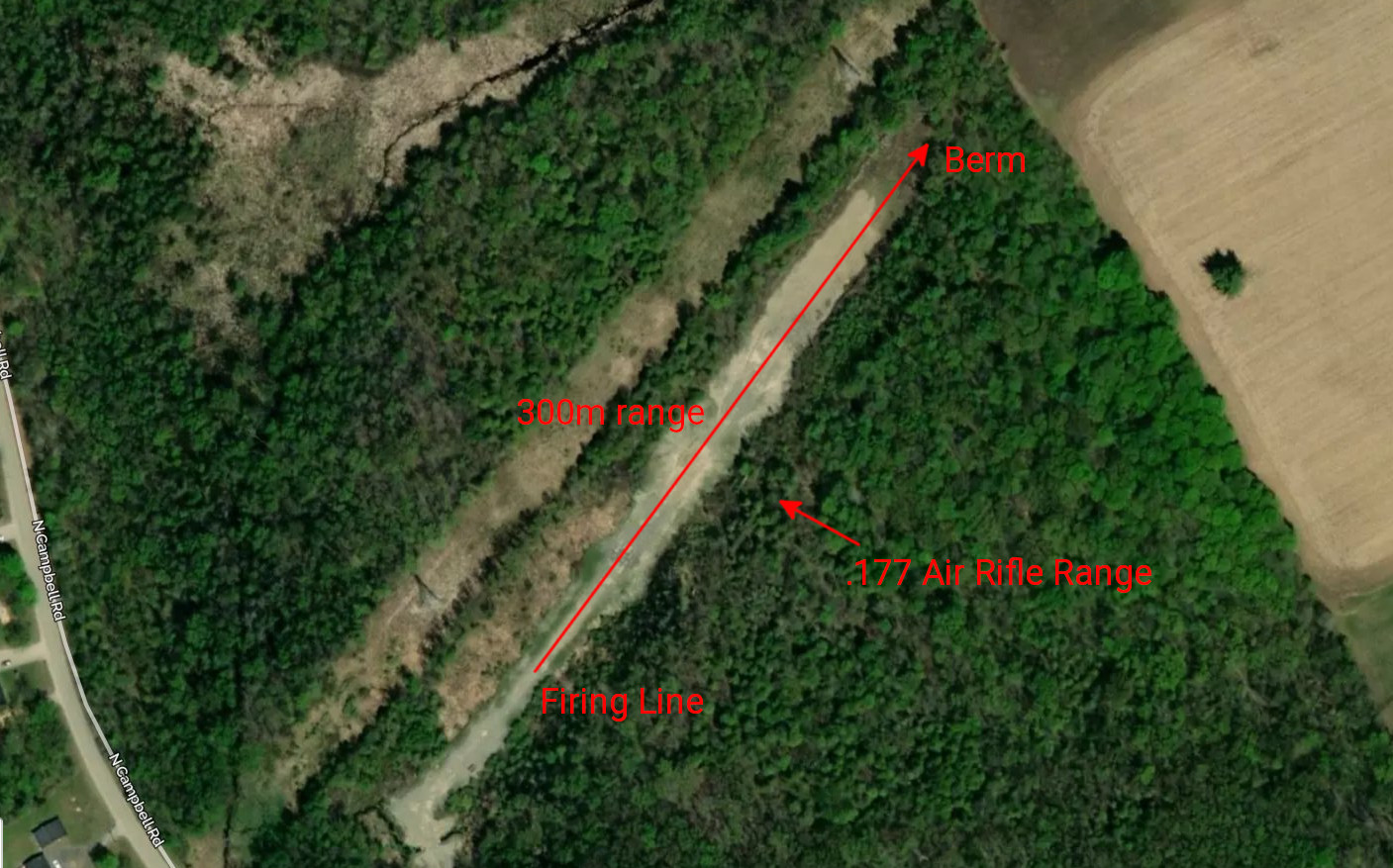 Range Map – Grenville Fish and Game Club